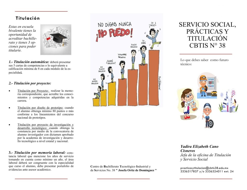 Prácticas profesionales – CBTIS 38